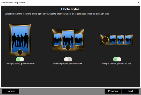 Running the Setup Wizard for first time use - Booth Junkie